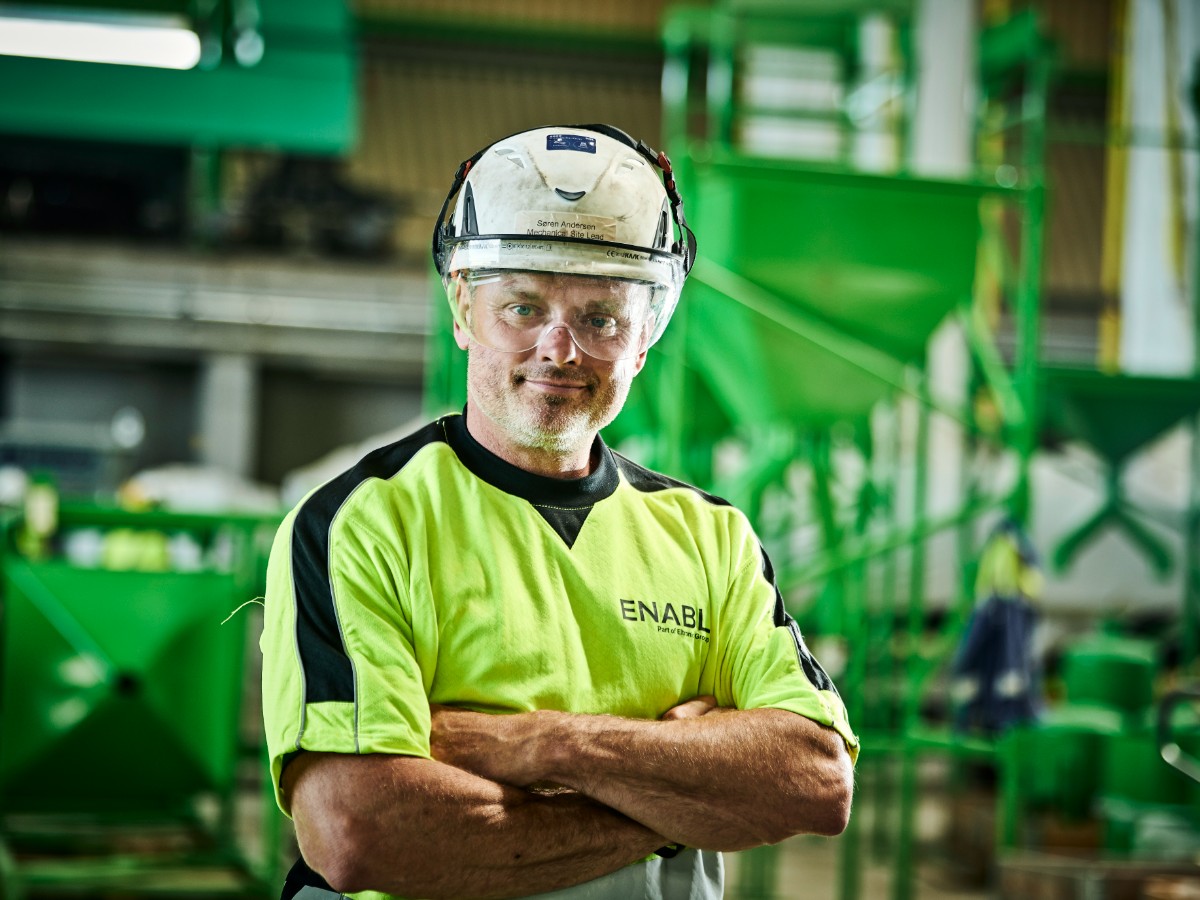 On-site installation of monopile production equipment | ENABL