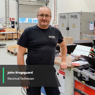 John Krogsgaard celebrates his 20-year anniversary with ENABL